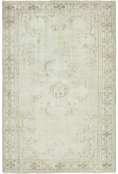 Bespoky Vintage Bej 167X257 cm Geleneksel Oryantal Yün-Pamuk El Dokuma Alan Halısı