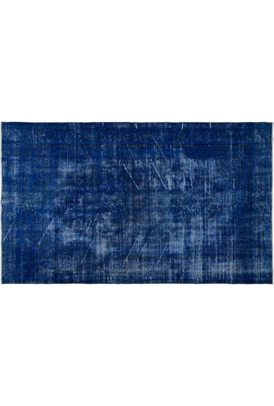 Bespoky Vintage Gri 153X256 cm Nostaljik Yün Pamuk El Dokuma Alan Halısı