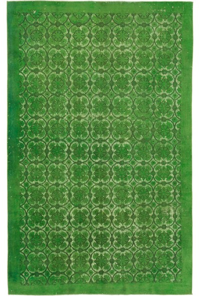 Bespoky Carved Yeşil 190X300 cm Geleneksel Oryantal Yün-Pamuk El Dokuma Alan Halısı Bespoky Carved Yeşil 190X300 cm Geleneksel Oryantal Yün-Pamuk El Dokuma Alan Halısı