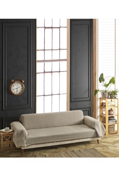 Lux Touch Assos Hardal Chester Koltuk Örtüsü 180 x 300 cm Koltuk Kanepe Çekyat Ortusu Pamuklu