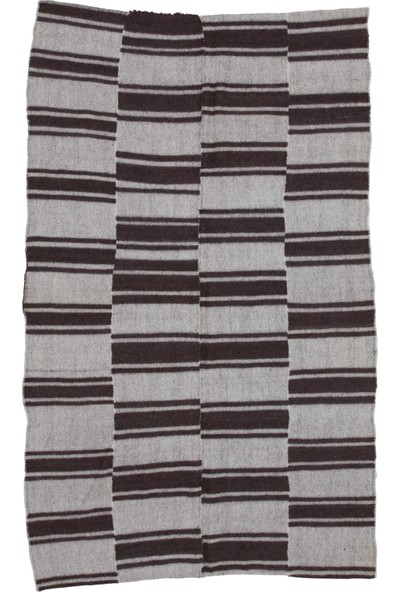 Bespoky Tulu Kahve 148X261 cm Göçebe Yün-Pamuk El Dokuma Alan Halısı