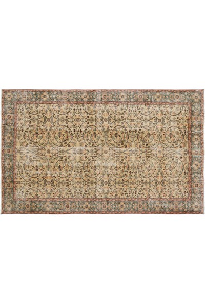 Bespoky Vintage 171X271 cm Geleneksel Oryantal Yün Pamuk El Dokuma Alan Halısı