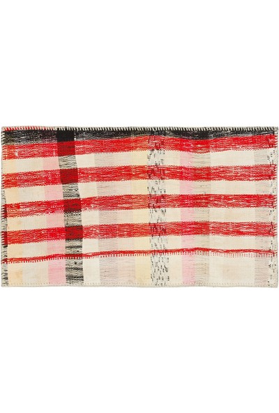 Bespoky Kilim 55X95 cm Göçebe Yün Pamuk El Dokuma Alan Halısı Bespoky Kilim 55X95 cm Göçebe Yün Pamuk El Dokuma Alan Halısı