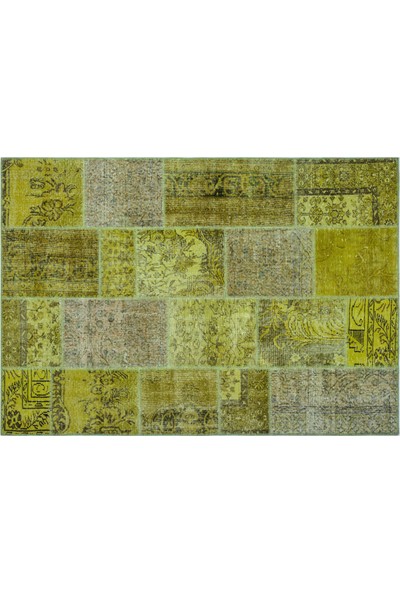 Bespoky Fourtypatch 160X230 cm Patchwork Yün Pamuk El Dokuma Alan Halısı Bespoky Fourtypatch 160X230 cm Patchwork Yün Pamuk El Dokuma Alan Halısı
