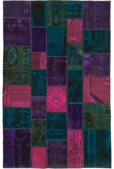 Bespoky Fourtypatch 202X310 cm Patchwork Yün-Pamuk El Dokuma Alan Halısı Bespoky Fourtypatch 202X310 cm Patchwork Yün-Pamuk El Dokuma Alan Halısı