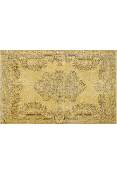 Bespoky Vintage 191X305 cm Geleneksel Oryantal Yün Pamuk El Dokuma Alan Halısı