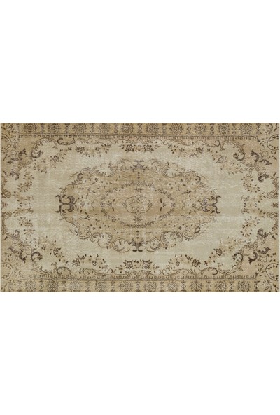 Bespoky Vintage 144X235 cm Geleneksel Oryantal Yün Pamuk El Dokuma Alan Halısı