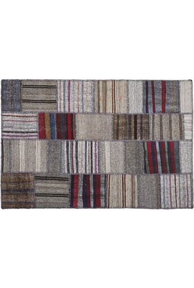 Bespoky Kilim Patchwork 160X230 cm Patchwork Yün Pamuk El Dokuma Alan Halısı Bespoky Kilim Patchwork 160X230 cm Patchwork Yün Pamuk El Dokuma Alan Halısı