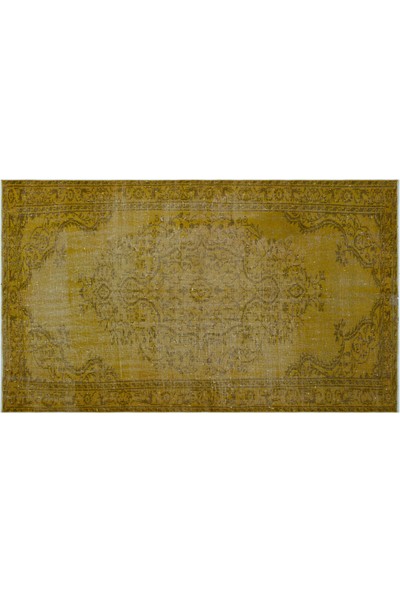 Bespoky Vintage 157X273 cm Geleneksel Oryantal Yün Pamuk El Dokuma Alan Halısı