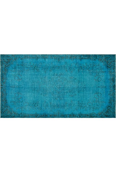 Bespoky Vintage 167X302 cm Geleneksel Oryantal Yün Pamuk El Dokuma Alan Halısı