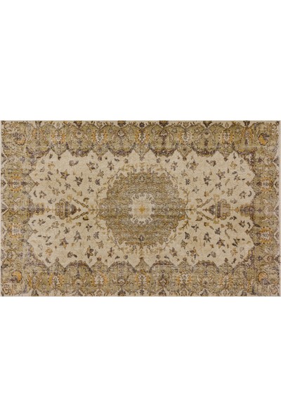 Bespoky Vintage 177X280 cm Geleneksel Oryantal Yün Pamuk El Dokuma Alan Halısı