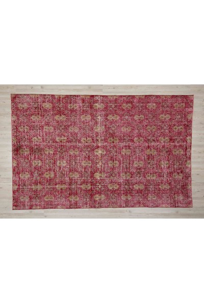 Bespoky Vintage 161X252 cm Çiçekli Yün Pamuk El Dokuma Alan Halısı