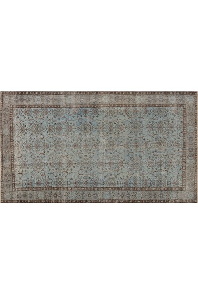 Bespoky Vintage 166X291 cm Geleneksel Oryantal Yün Pamuk El Dokuma Alan Halısı