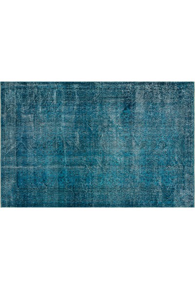 Vintage 160X246 cm Geleneksel Oryantal Yün Pamuk El Dokuma Alan Halısı