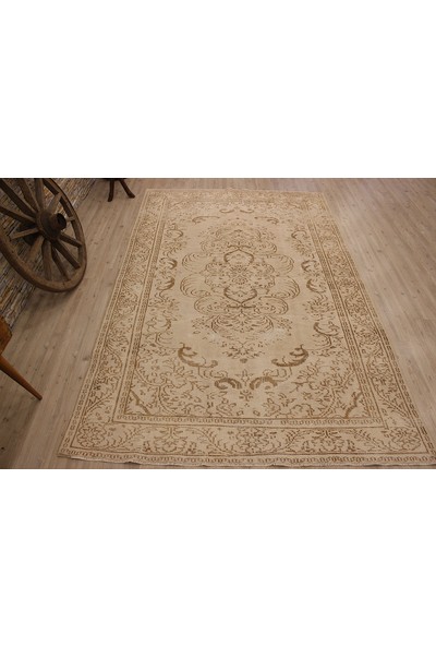 Bespoky Vintage 181X274 cm Geleneksel Oryantal Yün Pamuk El Dokuma Alan Halısı