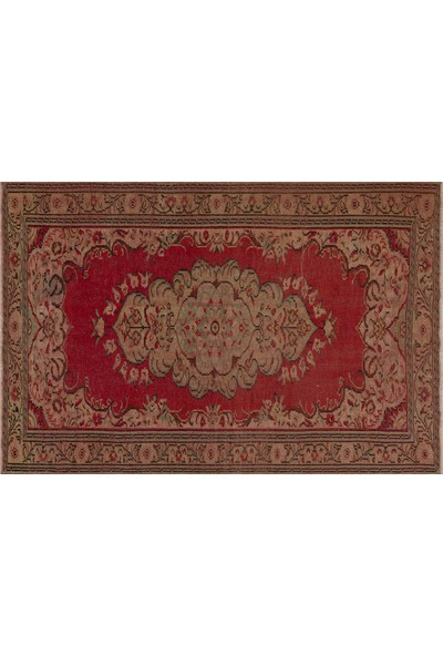 Bespoky Vintage 164X244 cm Geleneksel Oryantal Yün Pamuk El Dokuma Alan Halısı