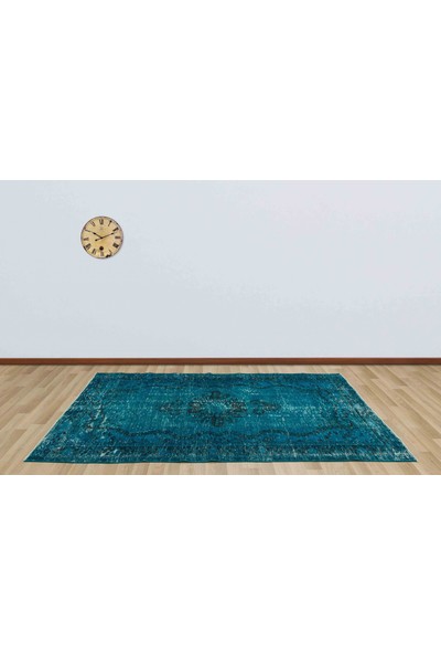 Bespoky Vintage 149X260 cm Geleneksel Oryantal Yün Pamuk El Dokuma Alan Halısı