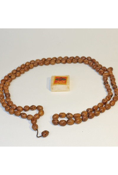 Sağlar El Sanatları Andız Ağacı 99'luk Esansa Yatırılmış Kokulu & Misk-I Amber Tesbih