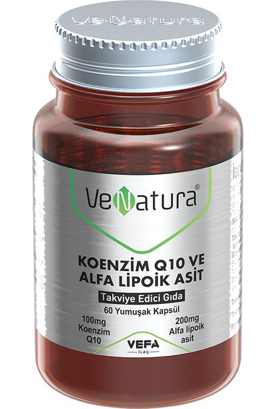 Venatura Koenzim Q10 ve Alfa Lipoik Asit 60 Kapsül