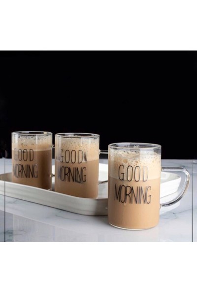 Faseb Good Morning 3`lü Borosilikat Isıya Dayanıklı Kulplu Cam Bardak Faseb Good Morning 3`lü Borosilikat Isıya Dayanıklı Kulplu Cam Bardak