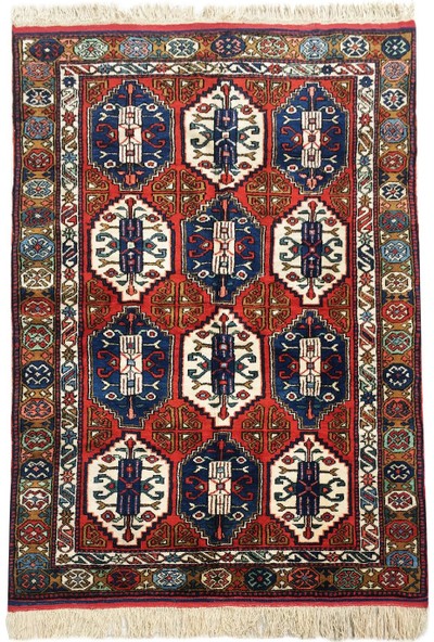 El Sanatları Çanakkale Ayvacık El Dokuması Kök Boyalı Antik Kirman Halı 178x276 El Sanatları Çanakkale Ayvacık El Dokuması Kök Boyalı Antik Kirman Halı 178x276