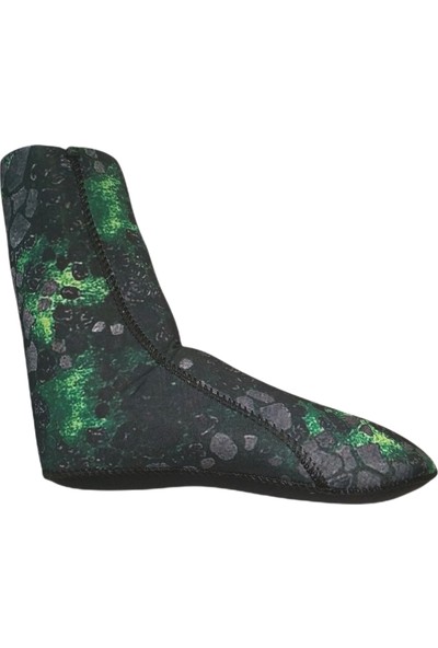 Seaman 5mm Kamuflaj Neopren Dalış Çorabı - Xxl