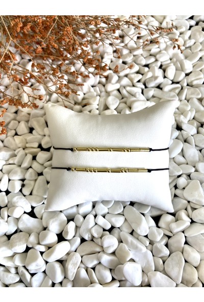 Eka Tasarım Mors Alfabesi 2'li Bileklik 925 Ayar Gümüş + (1 Adet Hediye Bileklik) Eka Tasarım Mors Alfabesi 2'li Bileklik 925 Ayar Gümüş + (1 Adet Hediye Bileklik)