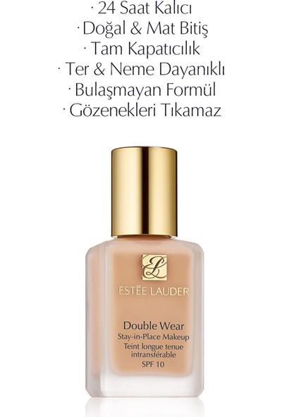 Estee Lauder Fondöten - Double Wear Spf 10 No 1W2 Sand 30 ml Estee Lauder Fondöten - Double Wear Spf 10 No 1W2 Sand 30 ml