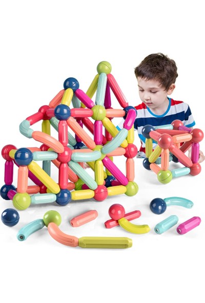 Liveasy 42 Adet Büyük Boy Manyetik Çubuk Yapı Taşları (Yurt Dışından) Liveasy 42 Adet Büyük Boy Manyetik Çubuk Yapı Taşları (Yurt Dışından)