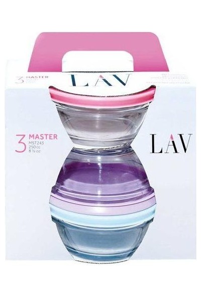 Lav Master 3'lü Kase Saklama Kabı