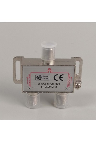 Goldeex 1/2 2500 Mhz 5-2500 Mhz Splitter
