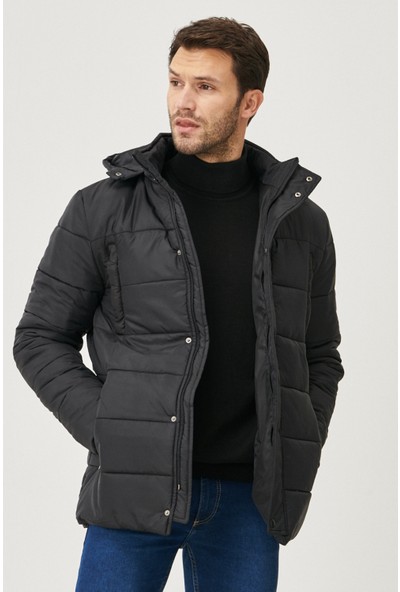 AC&Co / Altınyıldız Classics Standart Fit Su ve Soğuk Geçirmez Casual Mont