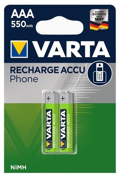Varta 550MAH Aaa Ince Şarjlı Pil