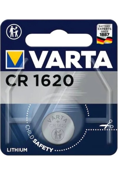 Varta CR1620 Lıthıum 3 V Pil 1 Paket Varta CR1620 Lıthıum 3 V Pil 1 Paket