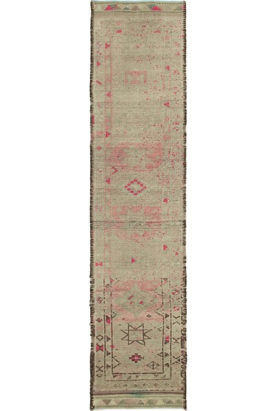 Bespoky Kherki Bej 84X360 cm Geleneksel Oryantal Yün-Pamuk El Dokuma Alan Halısı Bespoky Kherki Bej 84X360 cm Geleneksel Oryantal Yün-Pamuk El Dokuma Alan Halısı