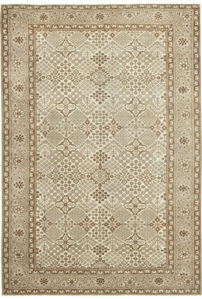 Bespoky Kayseri Bej 146X218 cm Geleneksel Oryantal Yün-Pamuk El Dokuma Alan Halısı Bespoky Kayseri Bej 146X218 cm Geleneksel Oryantal Yün-Pamuk El Dokuma Alan Halısı