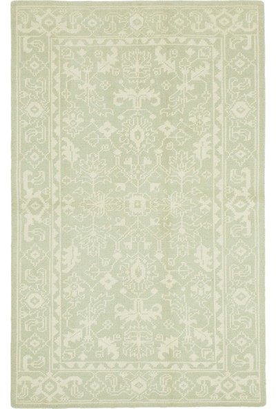 Bespoky Oushak Xl Bej 152X245 cm Geleneksel Oryantal Yün-Pamuk El Dokuma Alan Halısı Bespoky Oushak Xl Bej 152X245 cm Geleneksel Oryantal Yün-Pamuk El Dokuma Alan Halısı