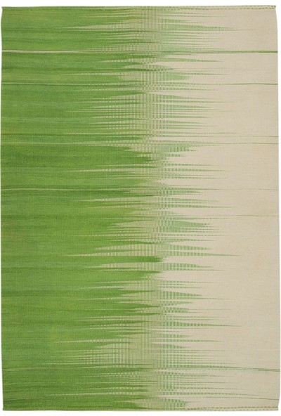 Bespoky Gümgüm Bej 174X257 cm Geometrik Yün-Pamuk El Dokuma Kilim Alan Halısı