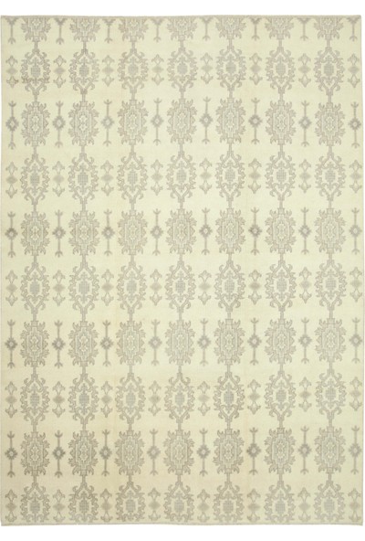 Bespoky Oushak Xl Bej 298X417 cm Geleneksel Oryantal Yün-Pamuk El Dokuma Alan Halısı