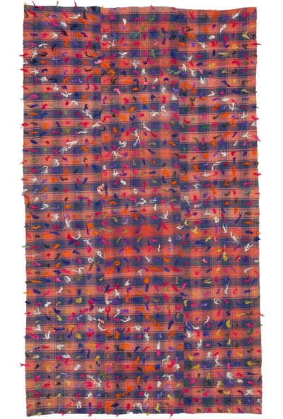 Bespoky Anadolu Kırmızı 181X321 cm Geometrik Yün-Pamuk El Dokuma Kilim Alan Halısı