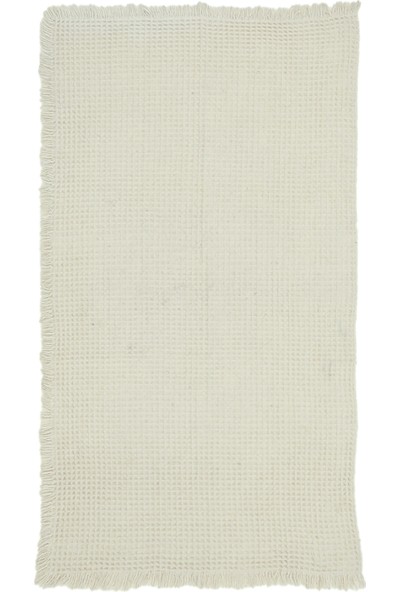 Bespoky Tulu Bej 110X194 cm Göçebe Yün-Pamuk El Dokuma Alan Halısı