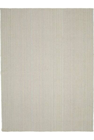 Bespoky Kilim Bej 307X407 cm Çizgili Yün-Pamuk El Dokuma Alan Halısı