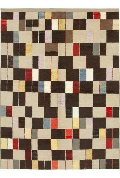 Bespoky Pompom Bej 243X330 cm Göçebe Yün-Pamuk El Dokuma Alan Halısı