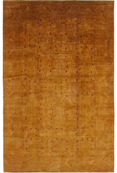 Bespoky Oushak Xl Turuncu 305X485 cm Geleneksel Oryantal Yün-Pamuk El Dokuma Alan Halısı Bespoky Oushak Xl Turuncu 305X485 cm Geleneksel Oryantal Yün-Pamuk El Dokuma Alan Halısı