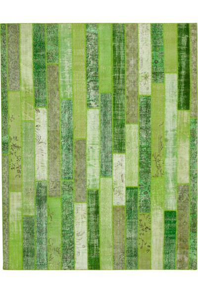 Bespoky Fourtypatch Yeşil 245X308 cm Patchwork Yün-Pamuk El Dokuma Alan Halısı Bespoky Fourtypatch Yeşil 245X308 cm Patchwork Yün-Pamuk El Dokuma Alan Halısı