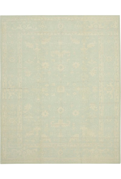 Bespoky Oushak Xl Bej 241X301 cm Geleneksel Oryantal Yün-Pamuk El Dokuma Alan Halısı