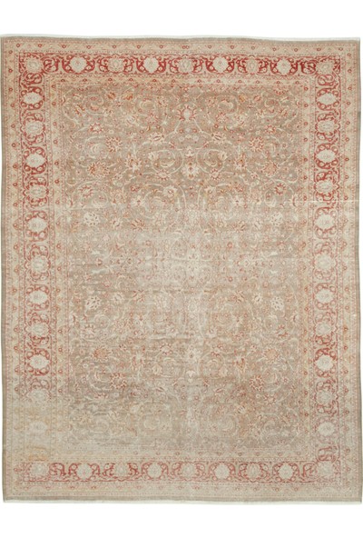 Farsi Bej 287X379 cm Geleneksel Oryantal Yün-Pamuk El Dokuma Alan Halısı Farsi Bej 287X379 cm Geleneksel Oryantal Yün-Pamuk El Dokuma Alan Halısı