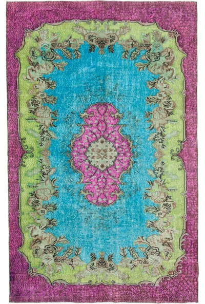 Bespoky Carved 198X315 cm Geleneksel Oryantal Yün-Pamuk El Dokuma Alan Halısı