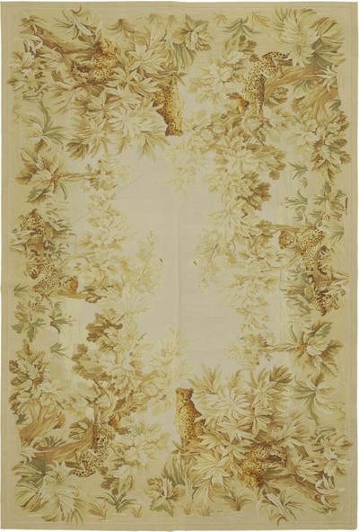 Bespoky Needlepoint Bej 189X279 cm Fransız Yün-Pamuk El Dokuma Alan Halısı Bespoky Needlepoint Bej 189X279 cm Fransız Yün-Pamuk El Dokuma Alan Halısı