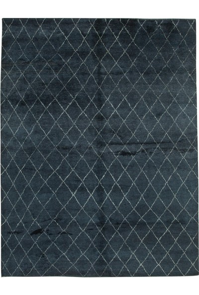 Bespoky Moroccan Siyah 277X366 cm Fas Yün-Pamuk El Dokuma Alan Halısı Bespoky Moroccan Siyah 277X366 cm Fas Yün-Pamuk El Dokuma Alan Halısı